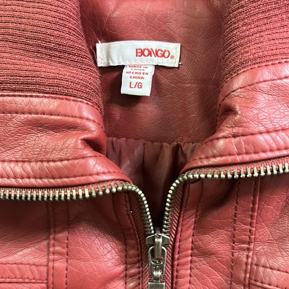 BONGO | Jackets & Coats | Bongo Bomber Jacket Large Brick Red | Poshmark